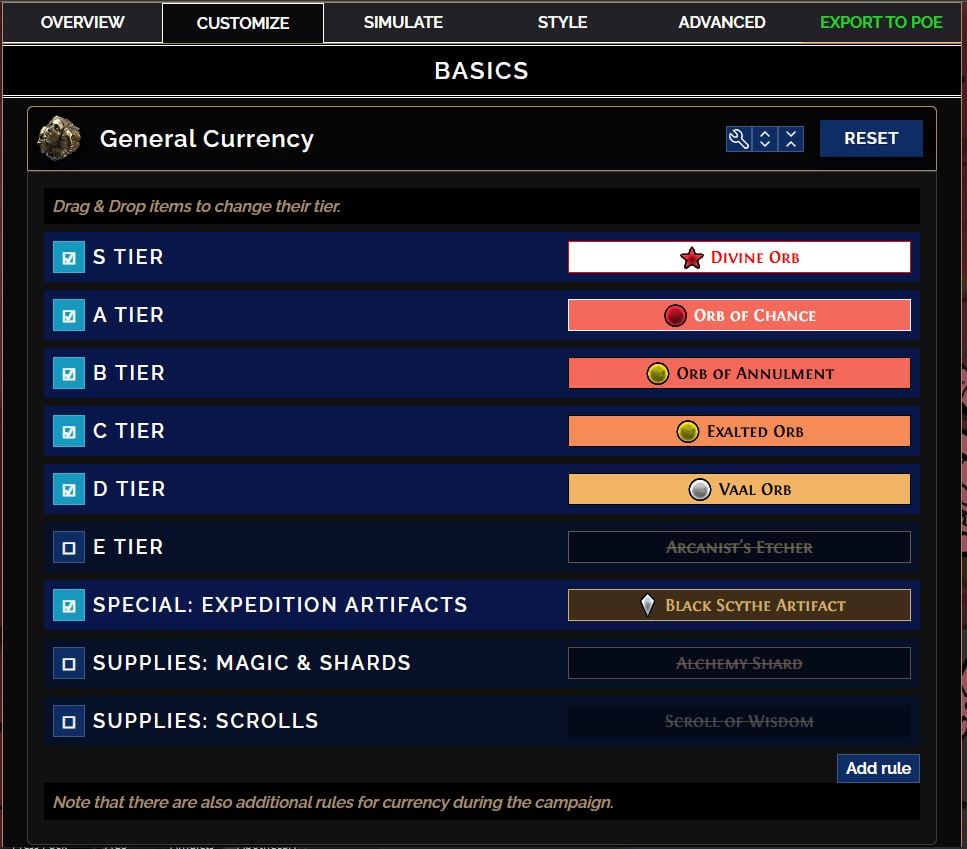 PoE 2 Loot Filter Guide (How to Use Filterblade)